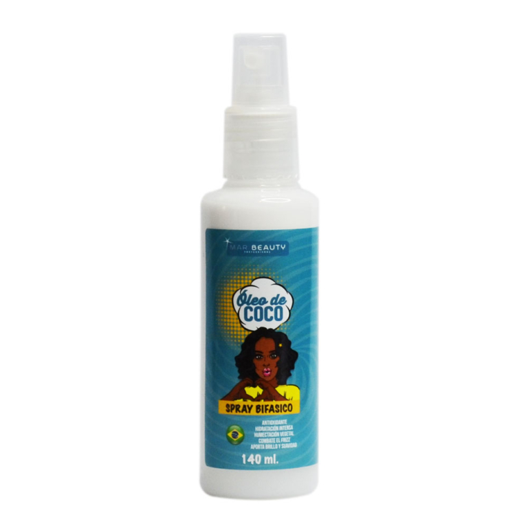 Spray Bifásico Óleo de Coco 140 ml. - Mar Beauty Professional